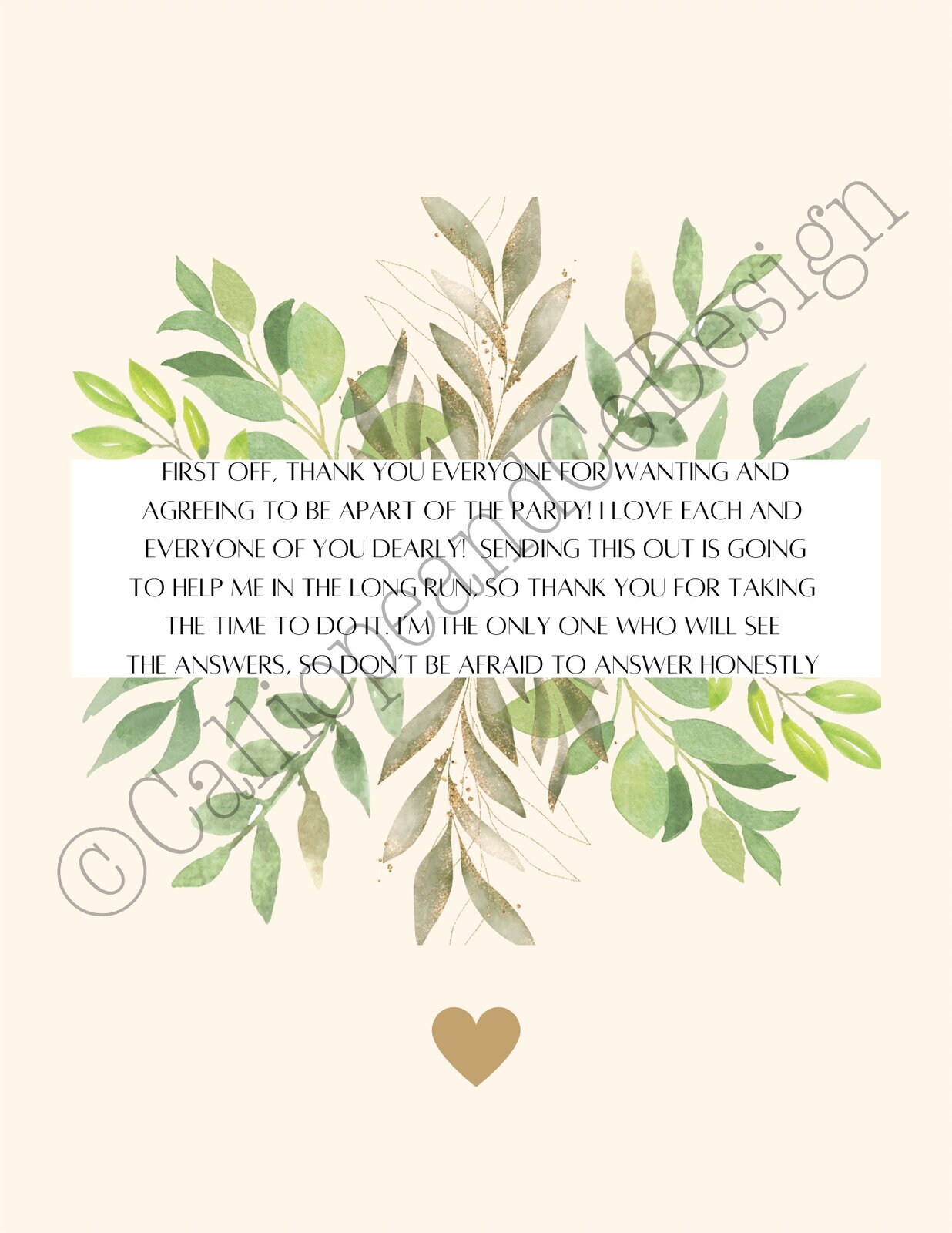 Editable Bridal Party Questionnaire, Bridesmaid, Wedding, Invitation ...