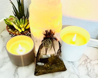 Protection Sachet Filled With Herbs Spell Mojo Bag Intention Gift for ...