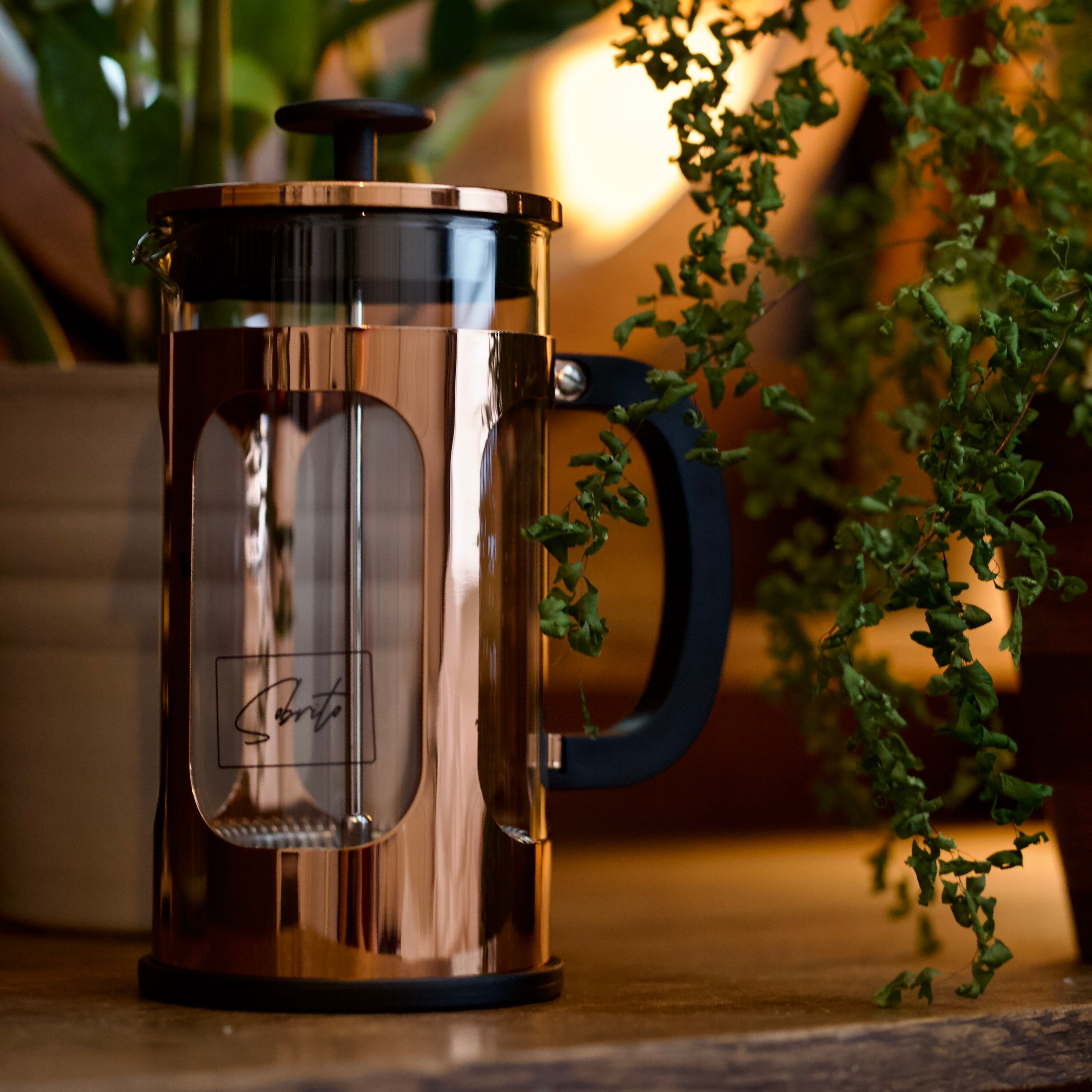 Rose Gold French Press Coffee Maker 1000ml - Etsy