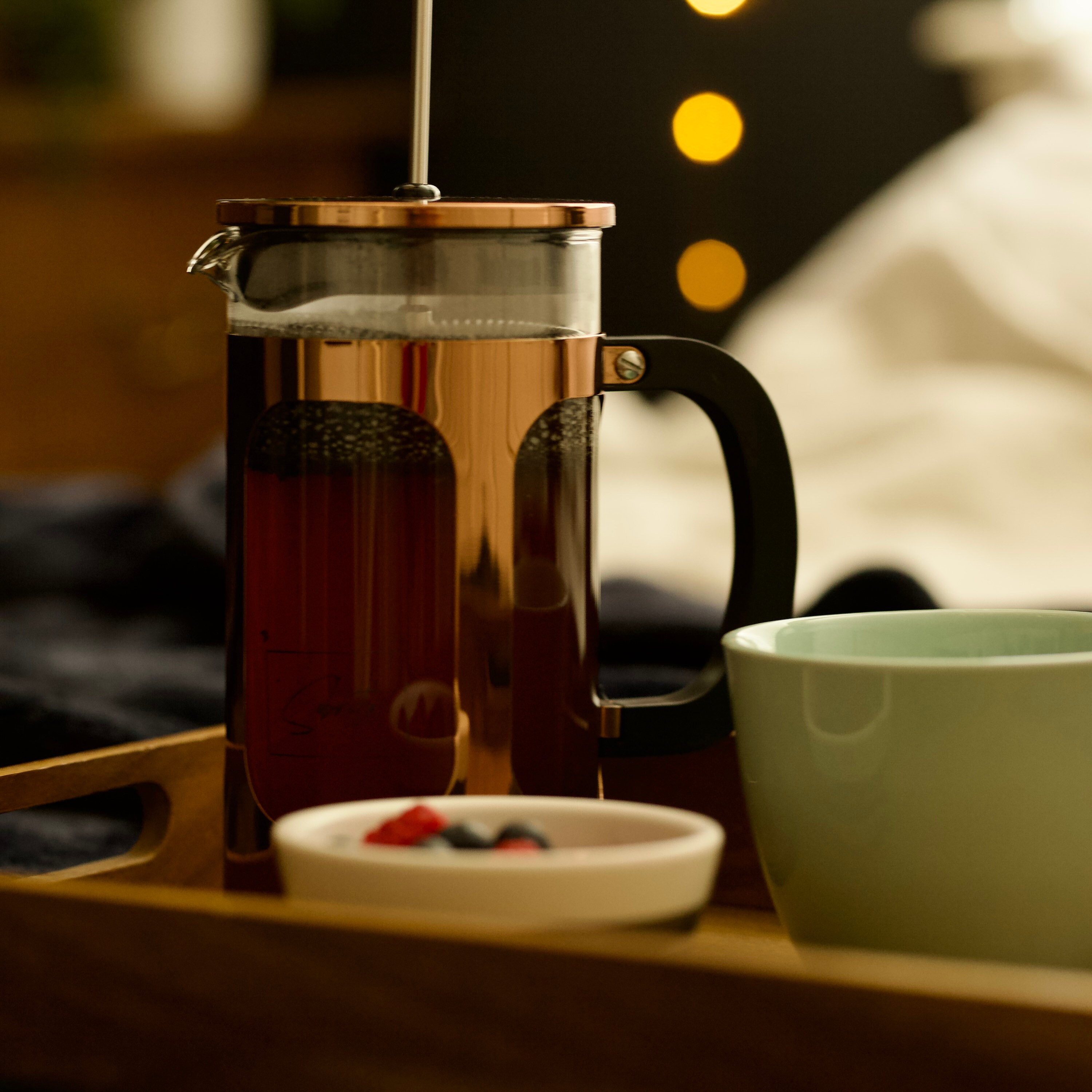 Rose Gold French Press Coffee Maker 1000ml - Etsy