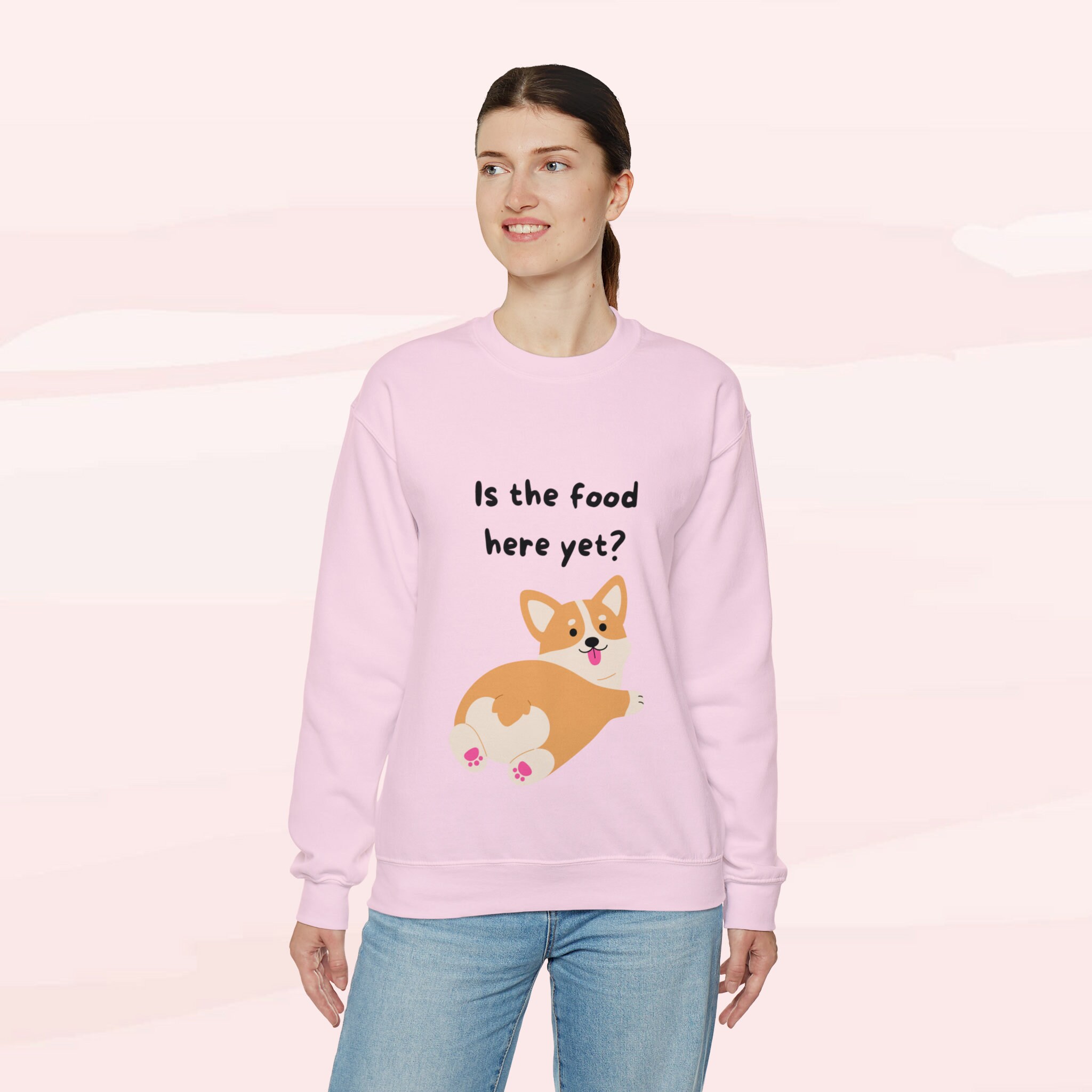 Cute Corgi Crewneck Sweater, Mens & Womens Cute Corgi Dog Sweatshirt - Etsy