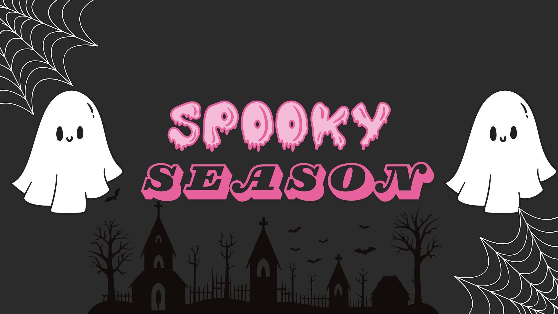 Spooky Season Desktop Wallpaper - Etsy UK