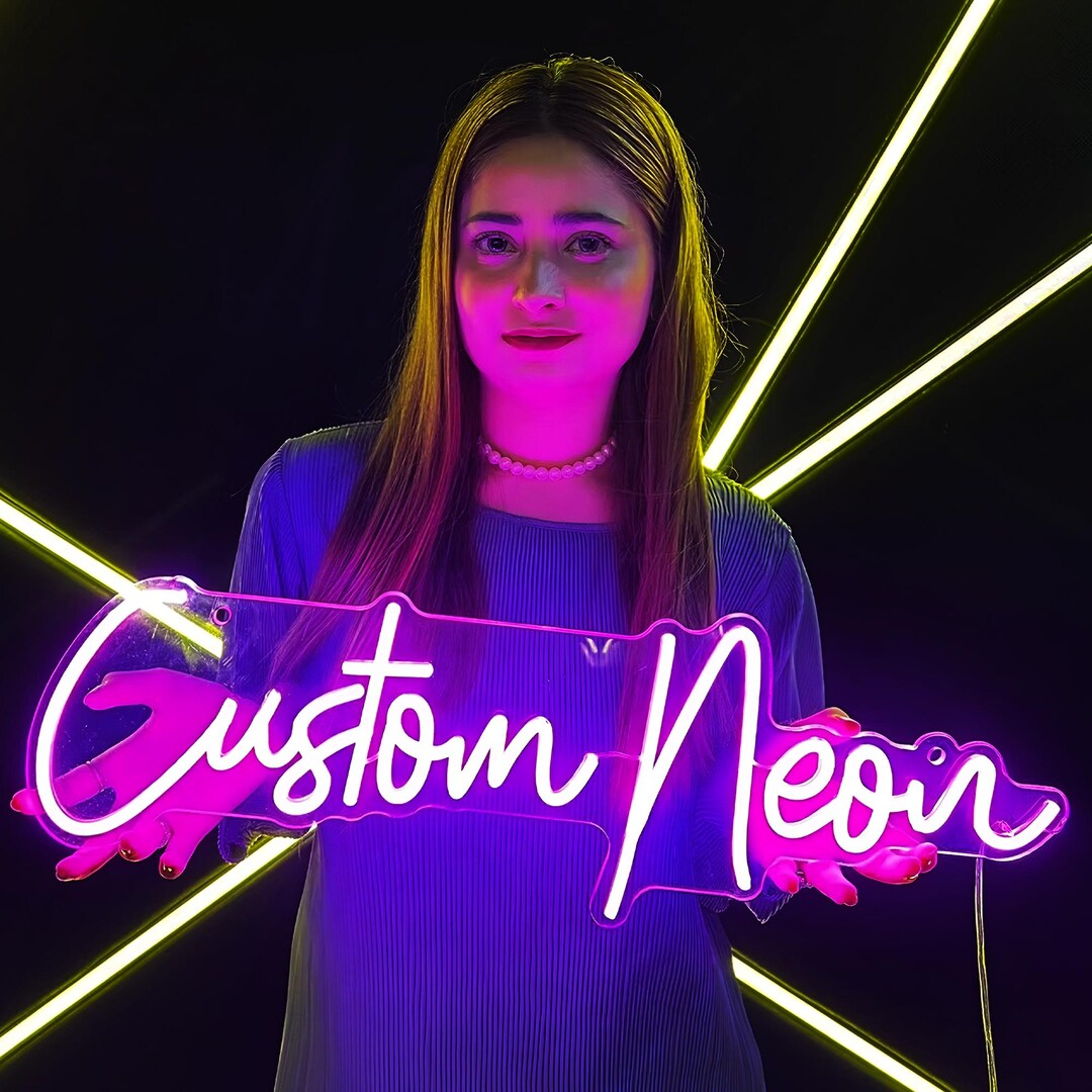Custom Neon Sign, Light up Name for Neon Bedroom, Wedding & Nursery - Etsy