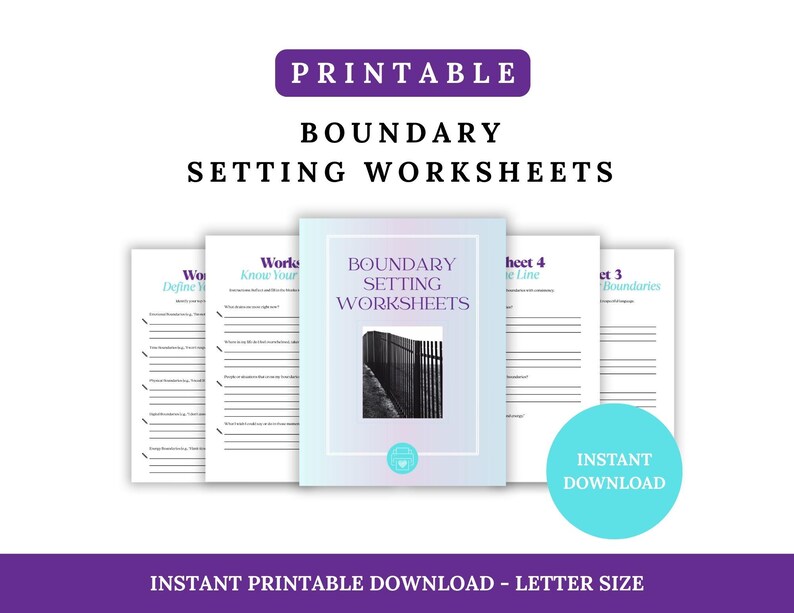 Caregiver Boundaries Printable PDF | Set Healthy Limits With Ease ...