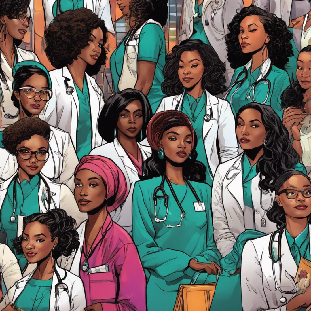 Black Medical Professionals PDF Wall Art, Instant Download, Printable ...