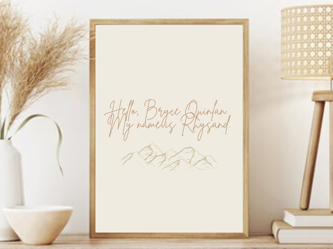 Hello Bryce Quinlan / Crescent City Quote / House of Sky and Breath ...