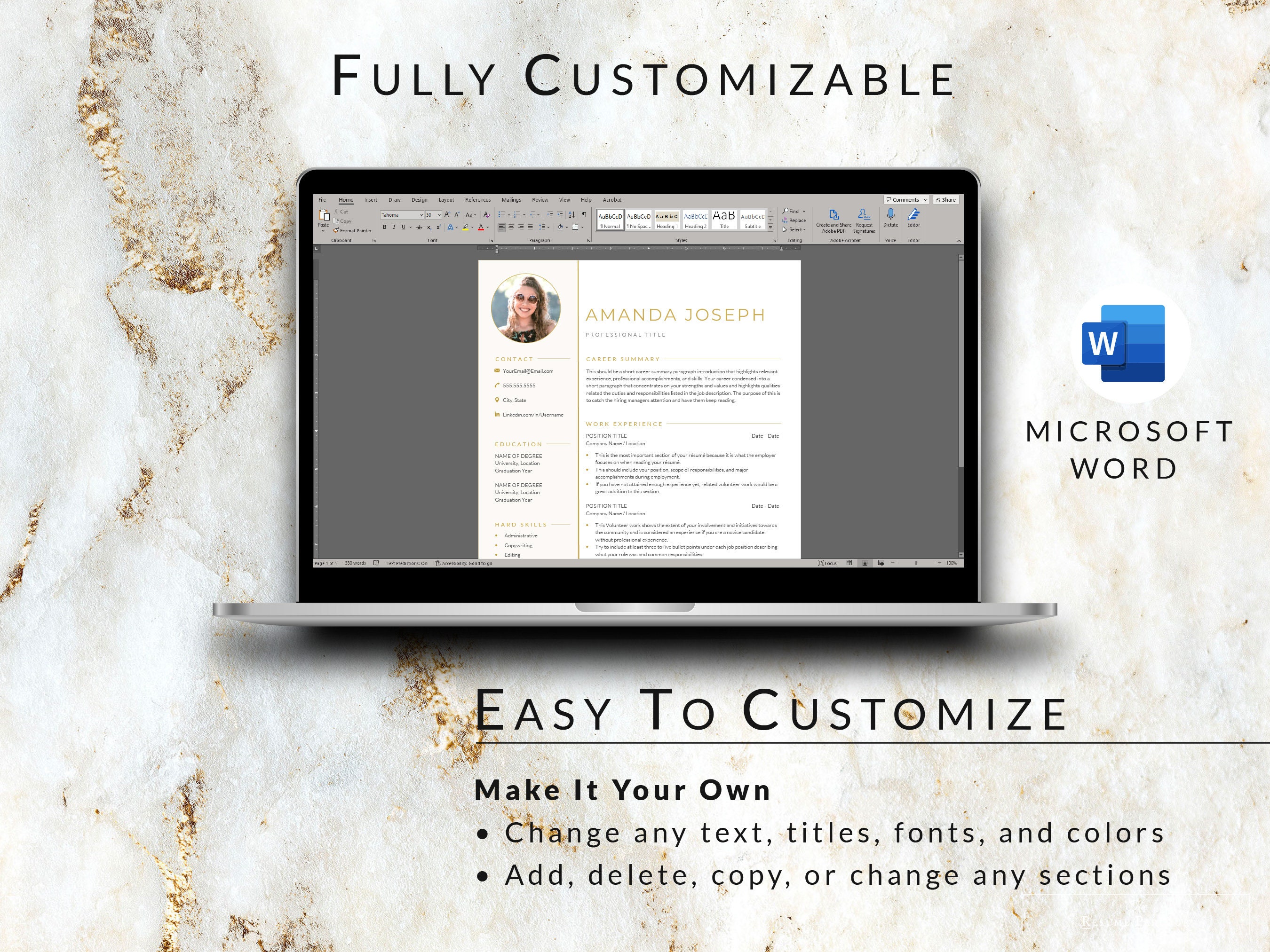Modern Resume Template 2024 Creative Resume Template, Resume Template ...