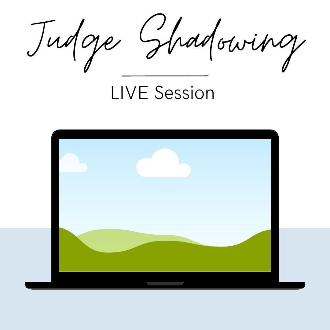 CWS Judge Shadowing- Live Bundle - Etsy