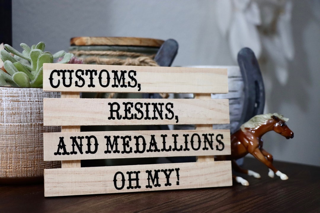 Wooden Sign customs, Resins, & Medallions, Oh My Pallet, Black - Etsy