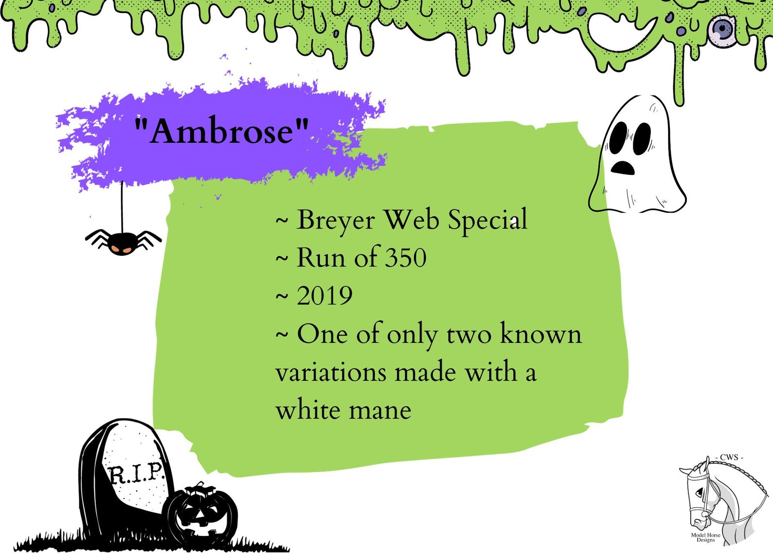 Reference Card Template - Collectability - Spooky - Etsy