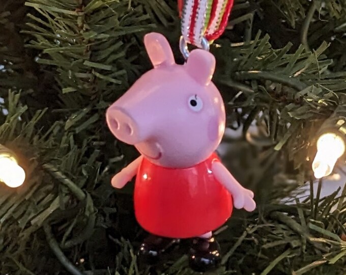 Peppa Pig Christmas Ornament - Etsy