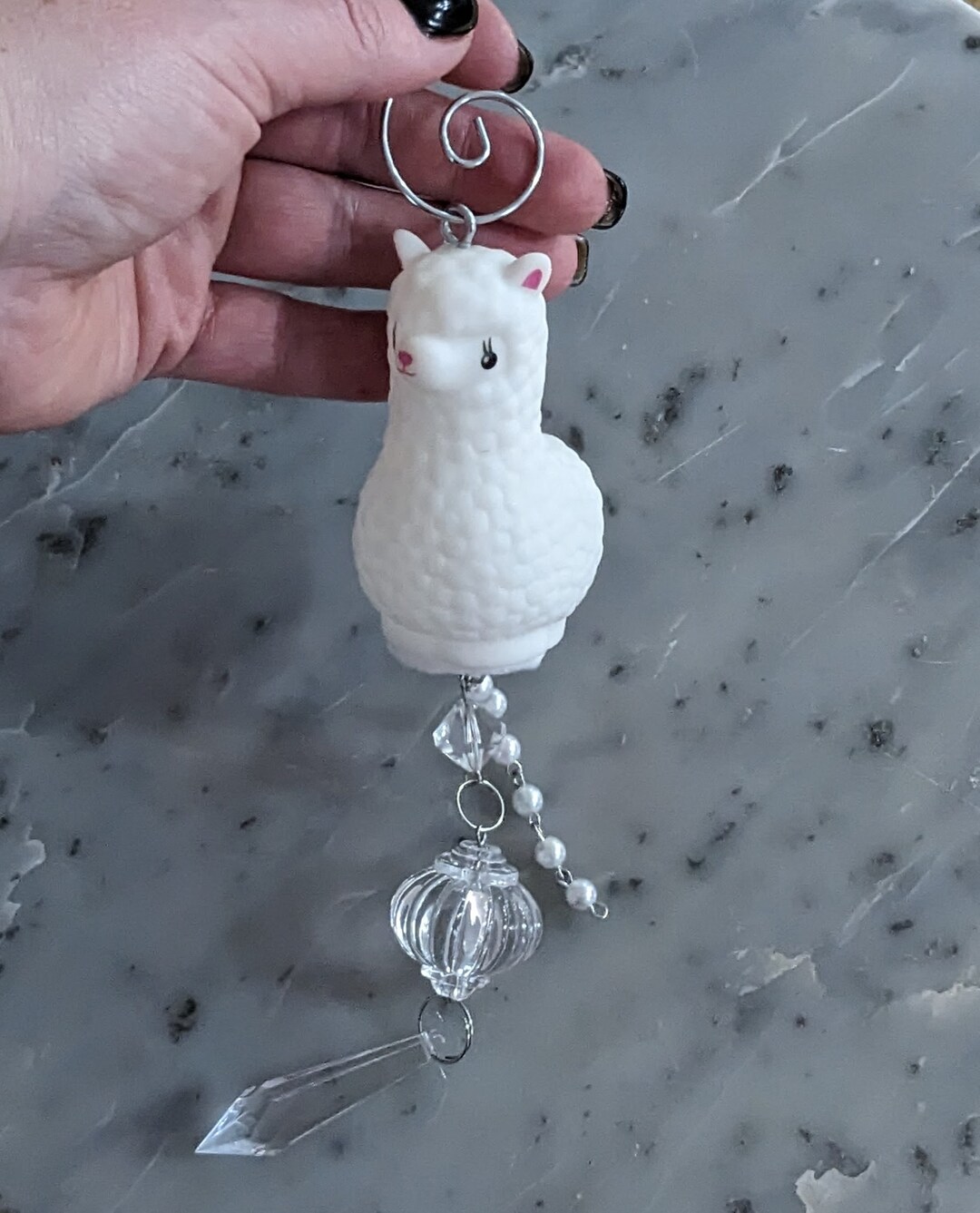 Llama Christmas Ornament - Etsy