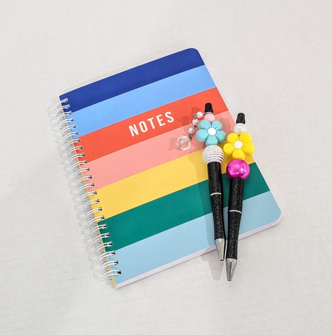 Set of Two Flower Pens - Etsy