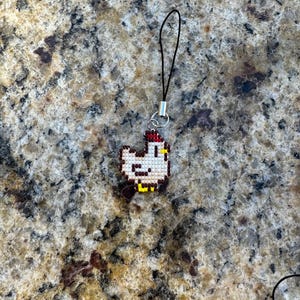 Stardew Valley Blue Chicken Keychain - Etsy