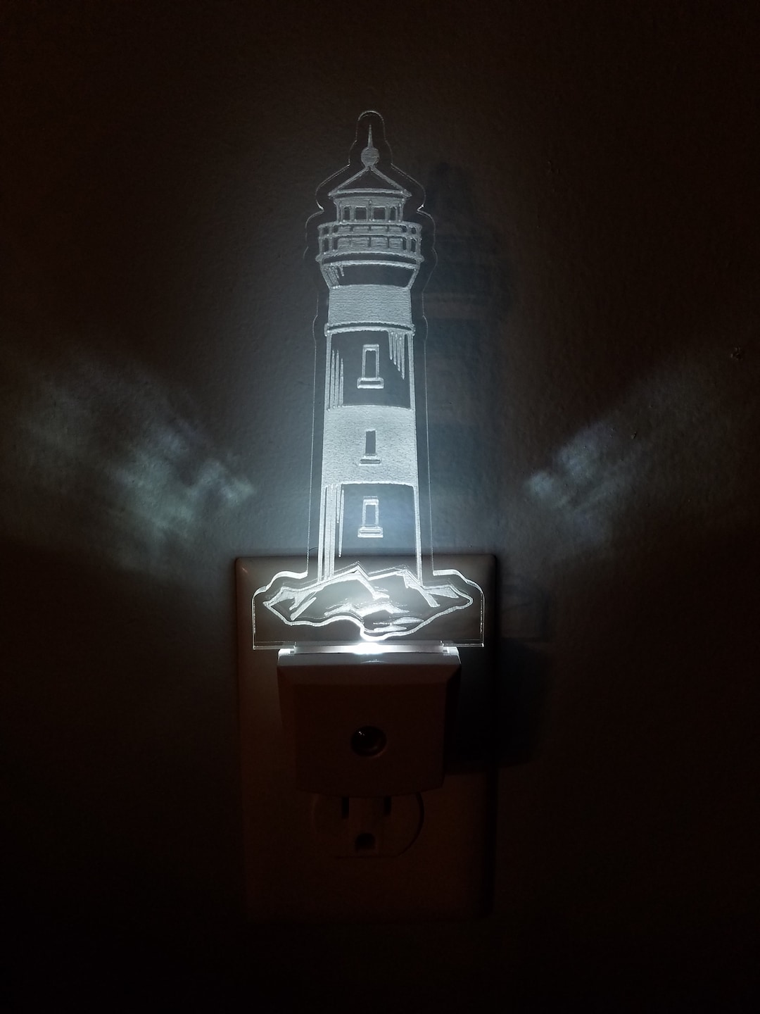 Lighthouse Nightlight - Wall Outlet Plug in - Automatic - Etsy