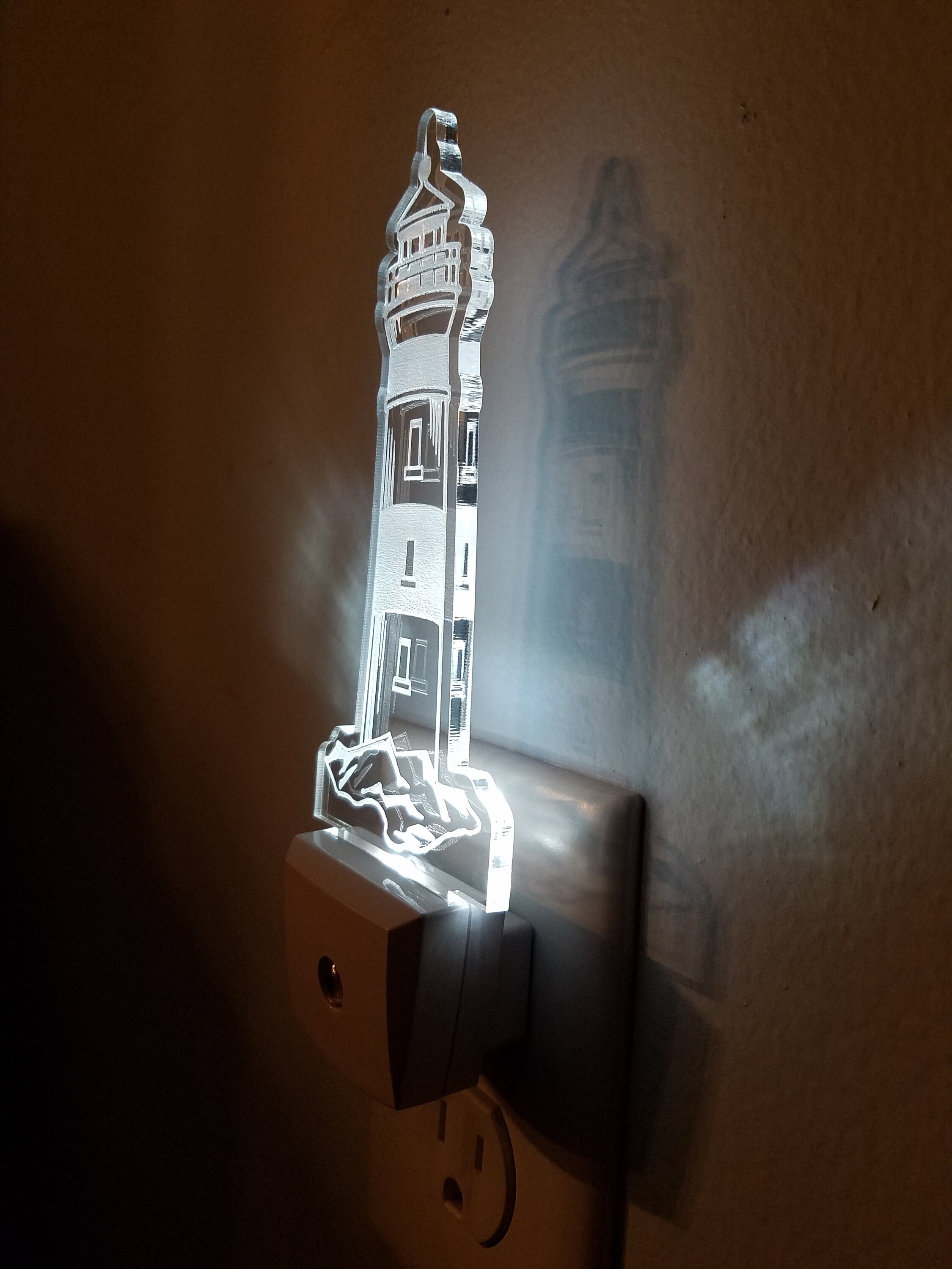 Lighthouse Nightlight - Wall Outlet Plug in - Automatic - Etsy
