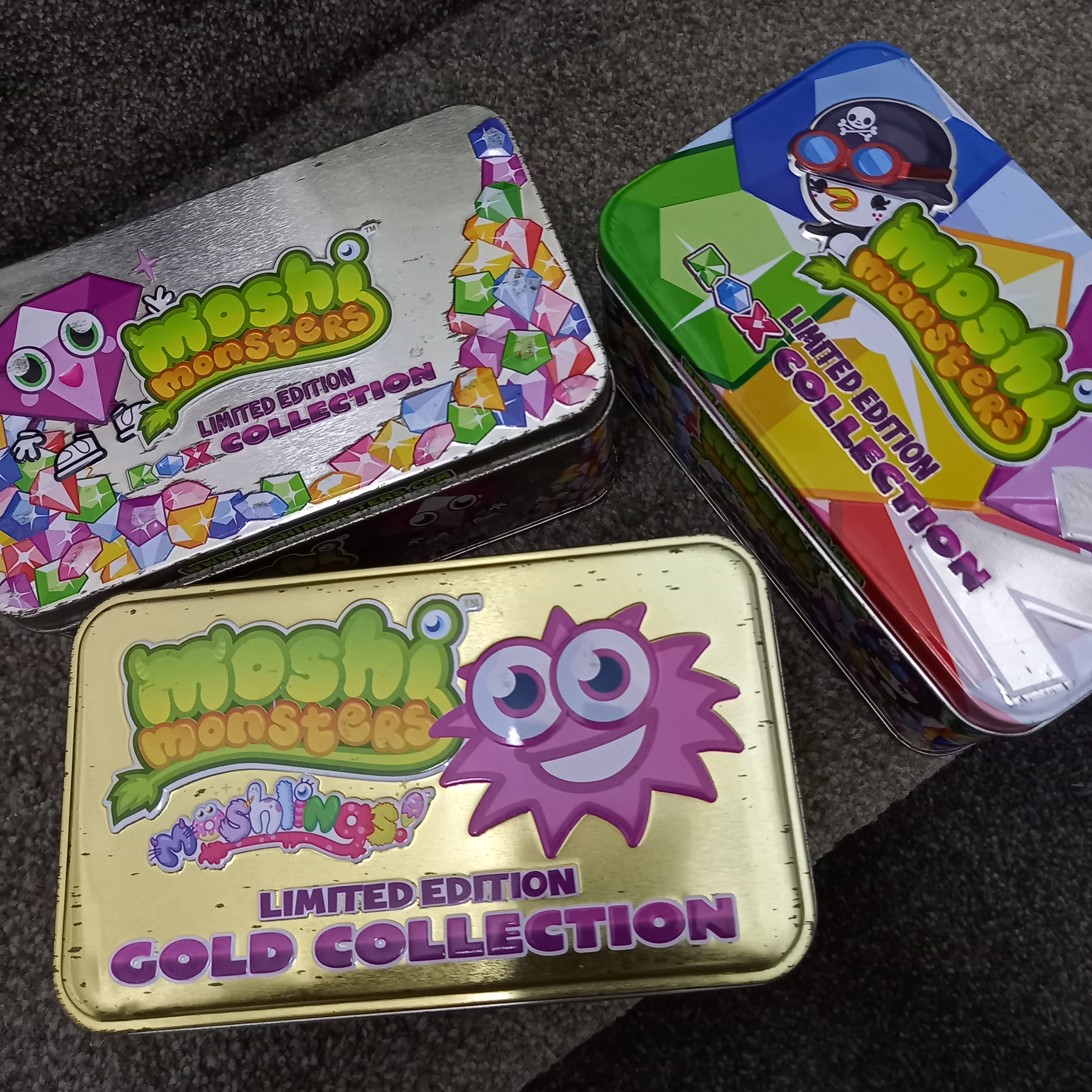 Moshi Monsters Limited Edition Empty Tins Collection - Etsy