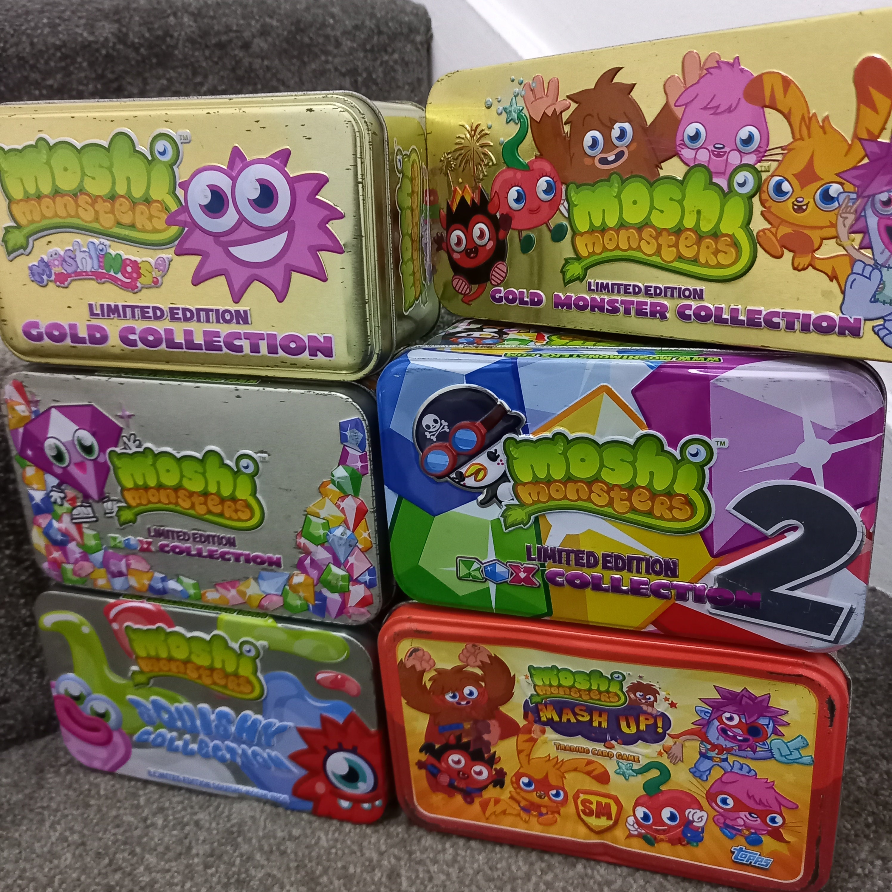Moshi Monsters Limited Edition Empty Tins Collection - Etsy
