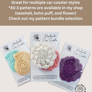 Printable Car Coaster Label Fro Packaging, Handmade Digital Tags ...