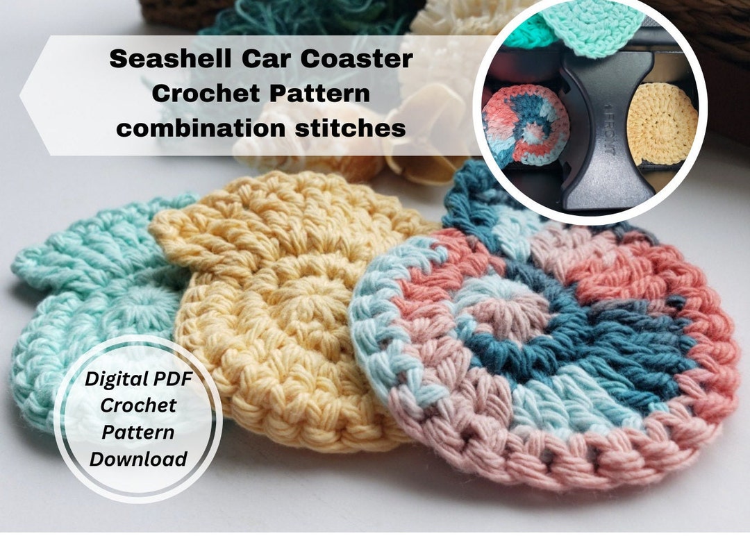 Crochet Pattern, Crochet Seashell, DIY Crochet Seashell Pattern ...