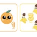 Number Flashcards 1-10 Digital Download, Fruit Numbers Flashcards ...