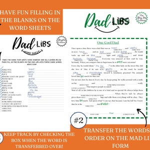 Dad Libs Father's Day Gift! BUNDLE! TWO Different Dad Libs Stories ...