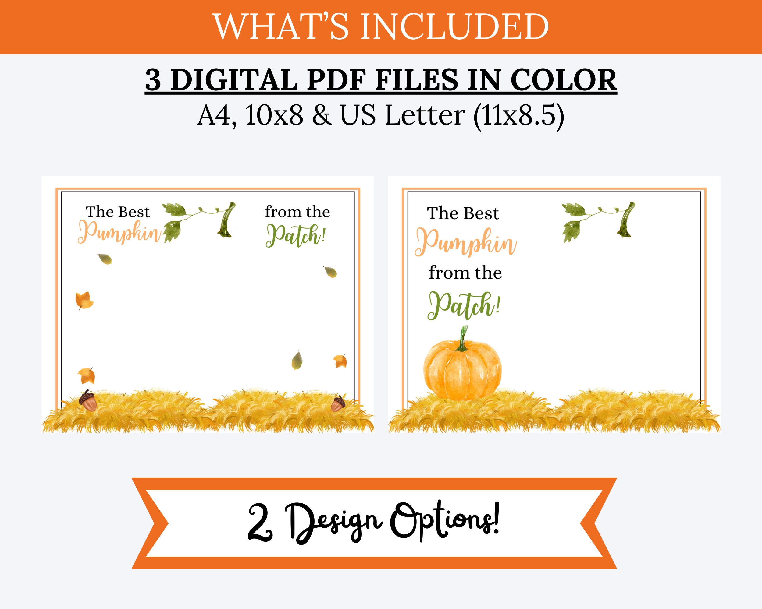 The BEST PUMPKIN From the Patch Handprint Craft! Baby & Kids Keepsake ...