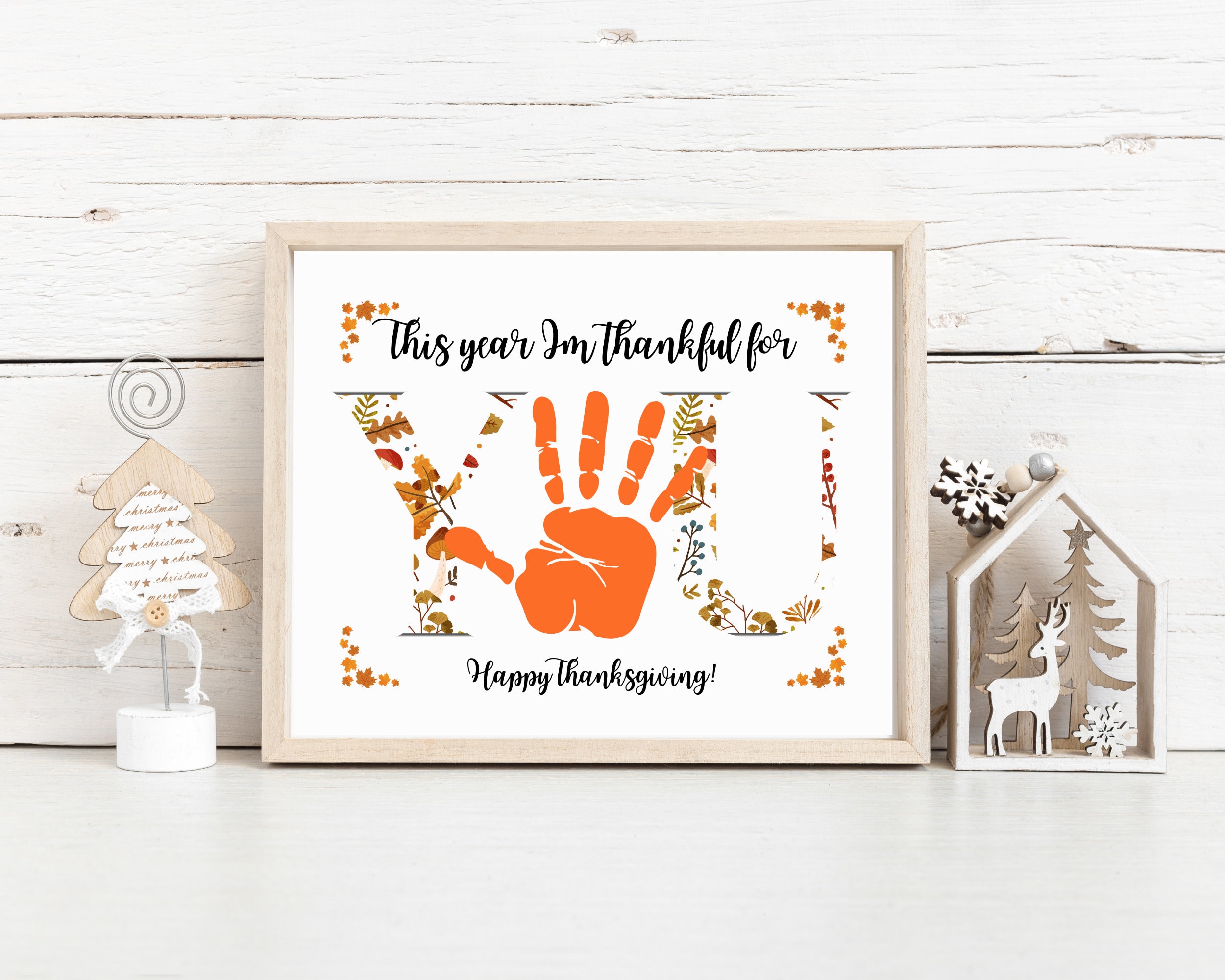 Thankful for YOU Handprint Craft! Happy Thanksgiving Craft for Kids ...