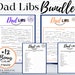 Dad Libs Father's Day Gift! BUNDLE! TWO Different Dad Libs Stories ...