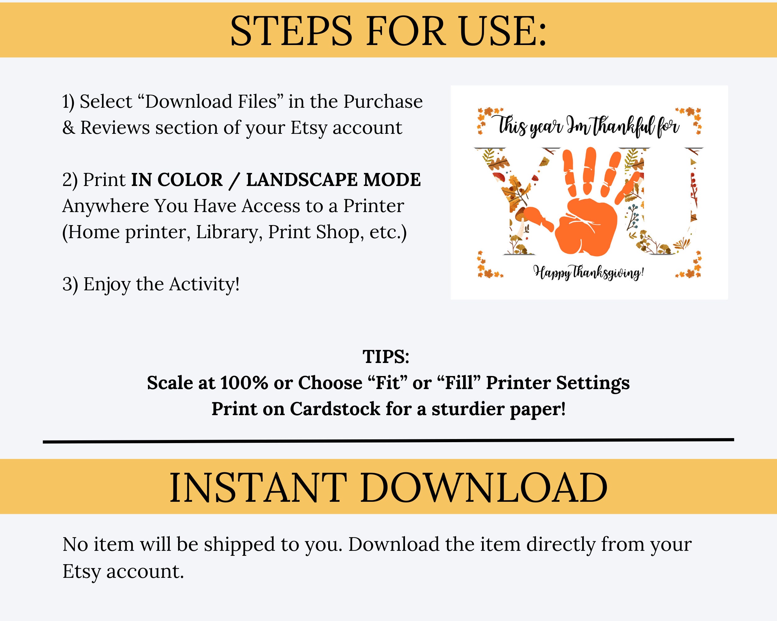 Thankful for YOU Handprint Craft! Happy Thanksgiving Craft for Kids ...