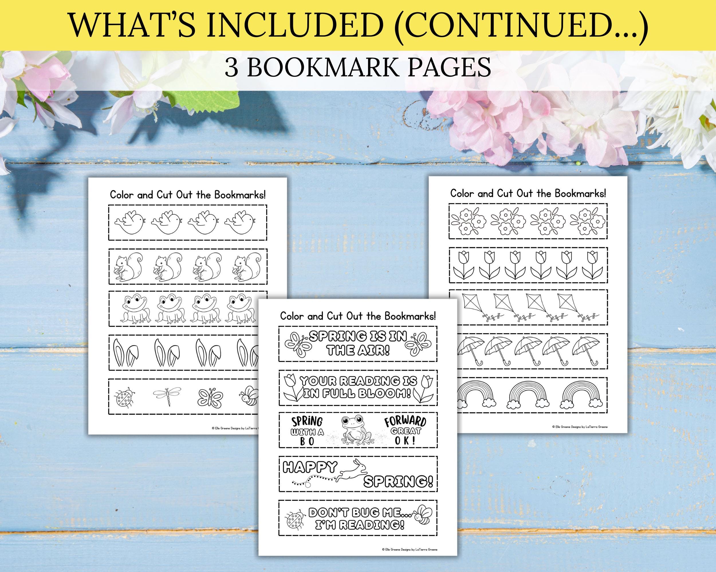 Spring Activity Pack for Kids! Instant Download | Easter Activity ...