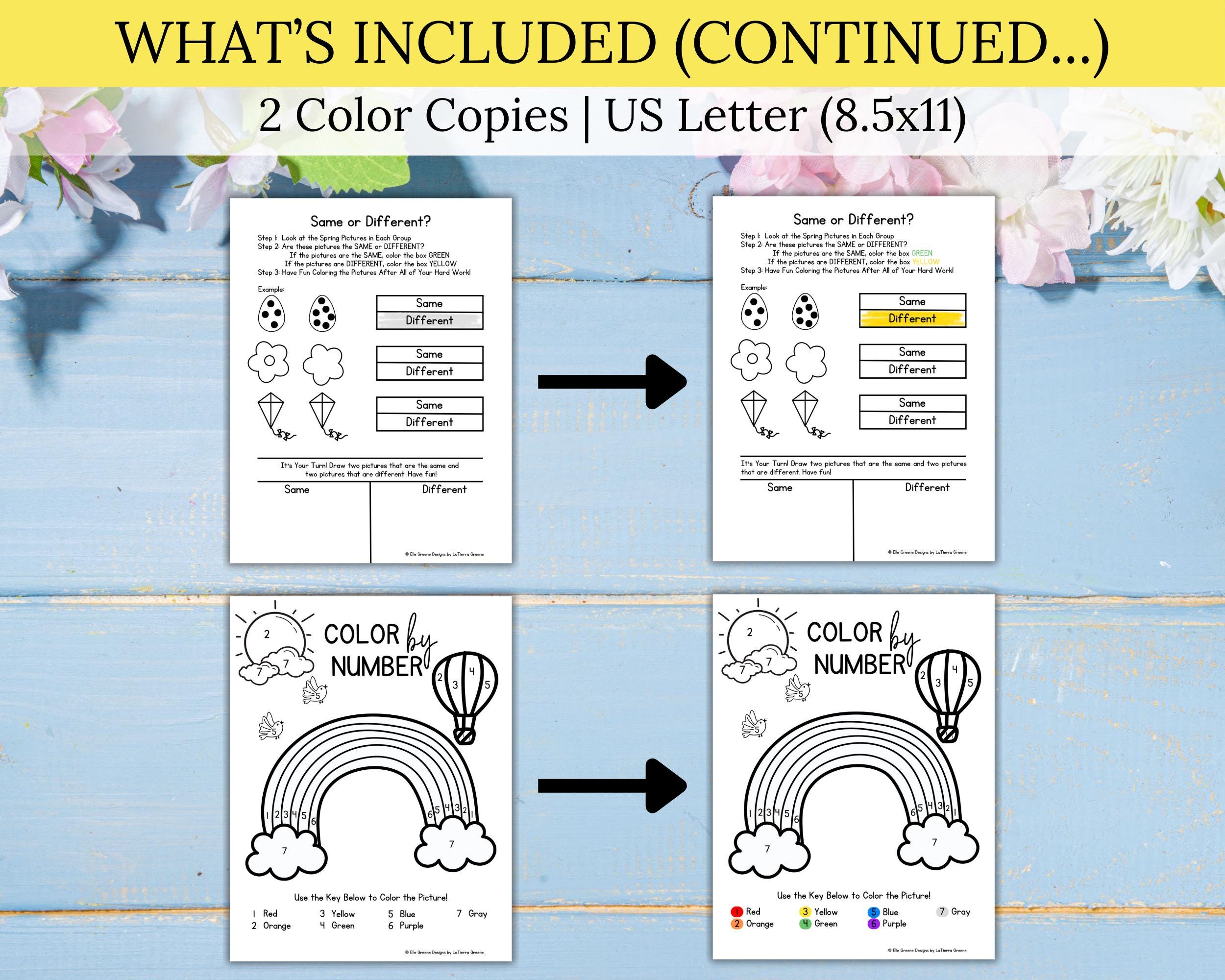 Spring Activity Pack for Kids! Instant Download | Easter Activity ...
