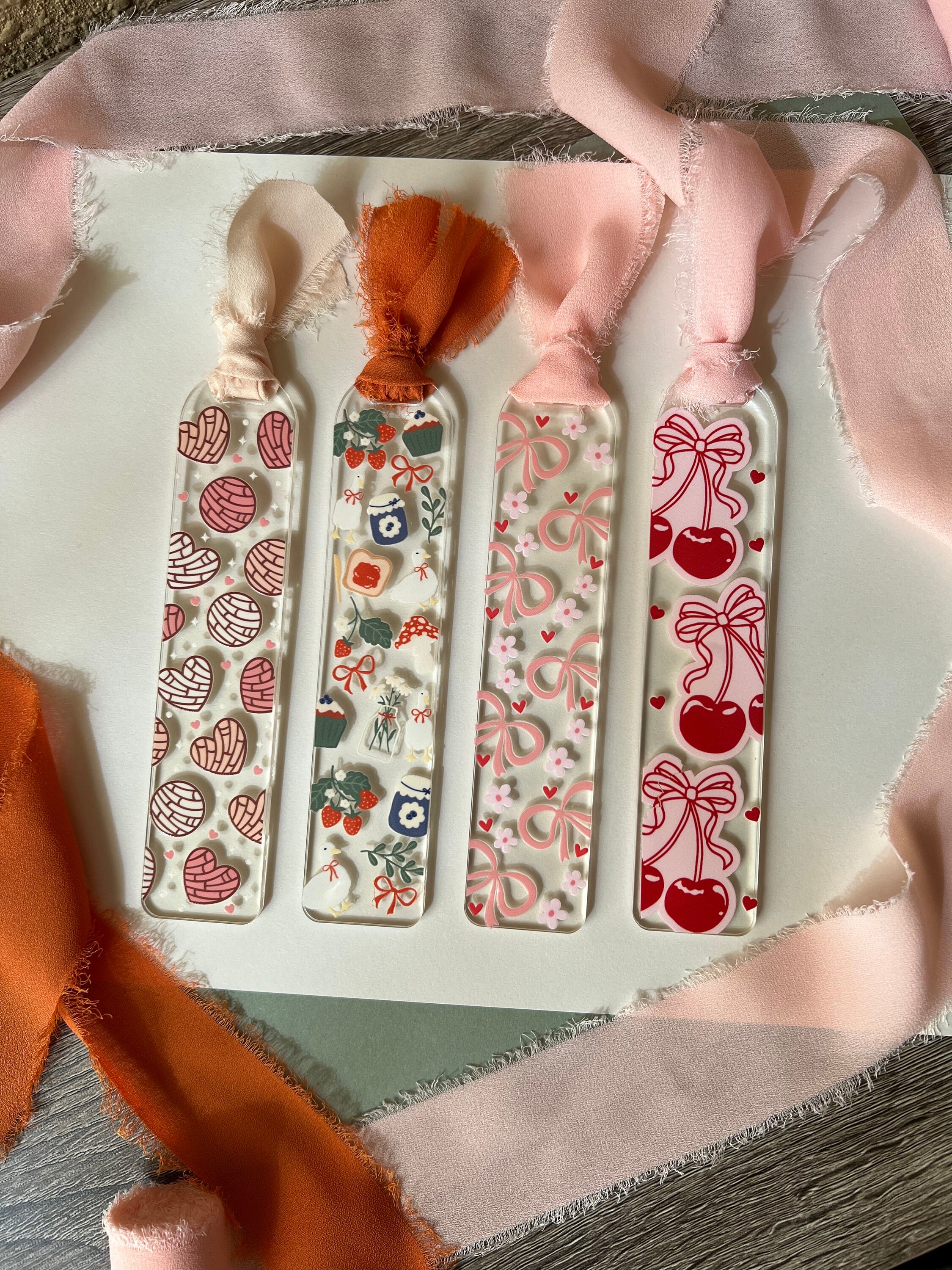Acrylic Bookmarks - Etsy