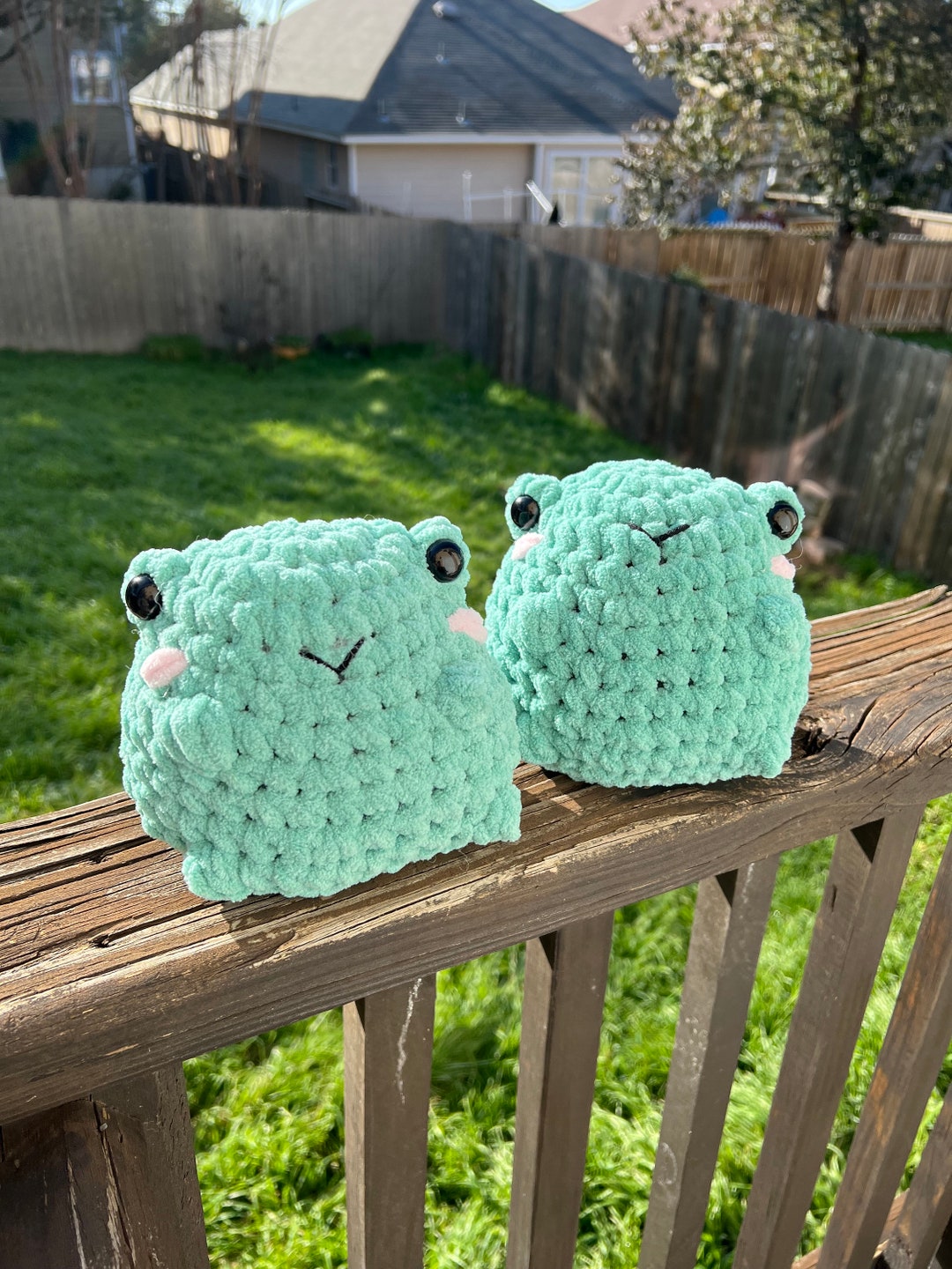 Cheeky Frog Crochet Plushie - Etsy