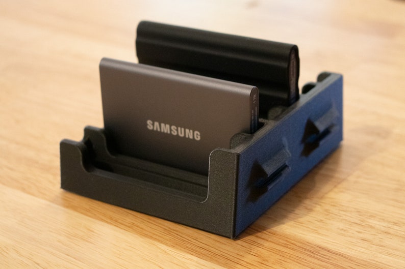 Samsung T7 SSD Holder for T7 & T7 Shield SSD Holder Organizer Stand ...