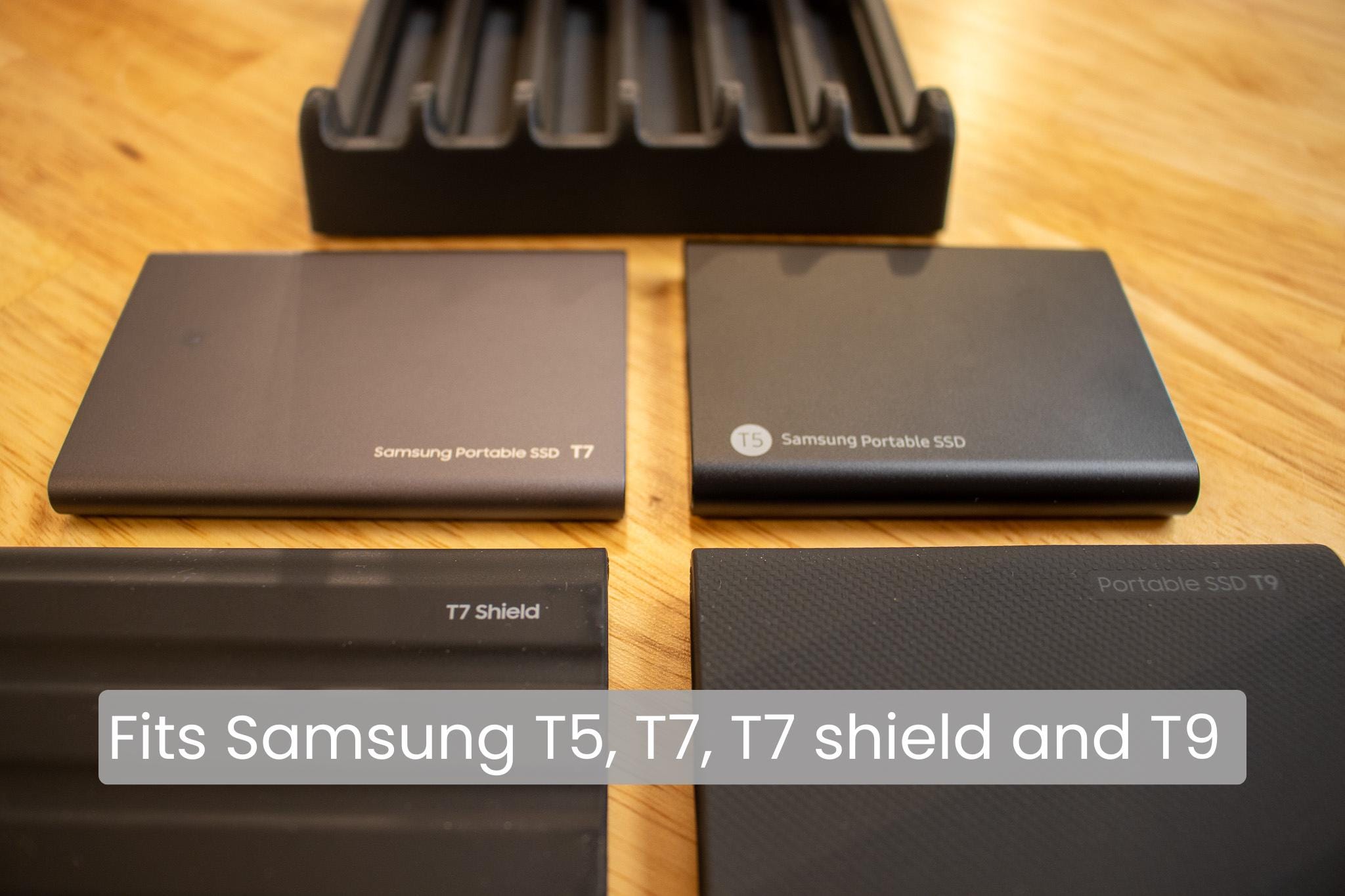Samsung SSD Holder Organizer, T5, T7, T7 Shield, T9 Solid State Drive ...