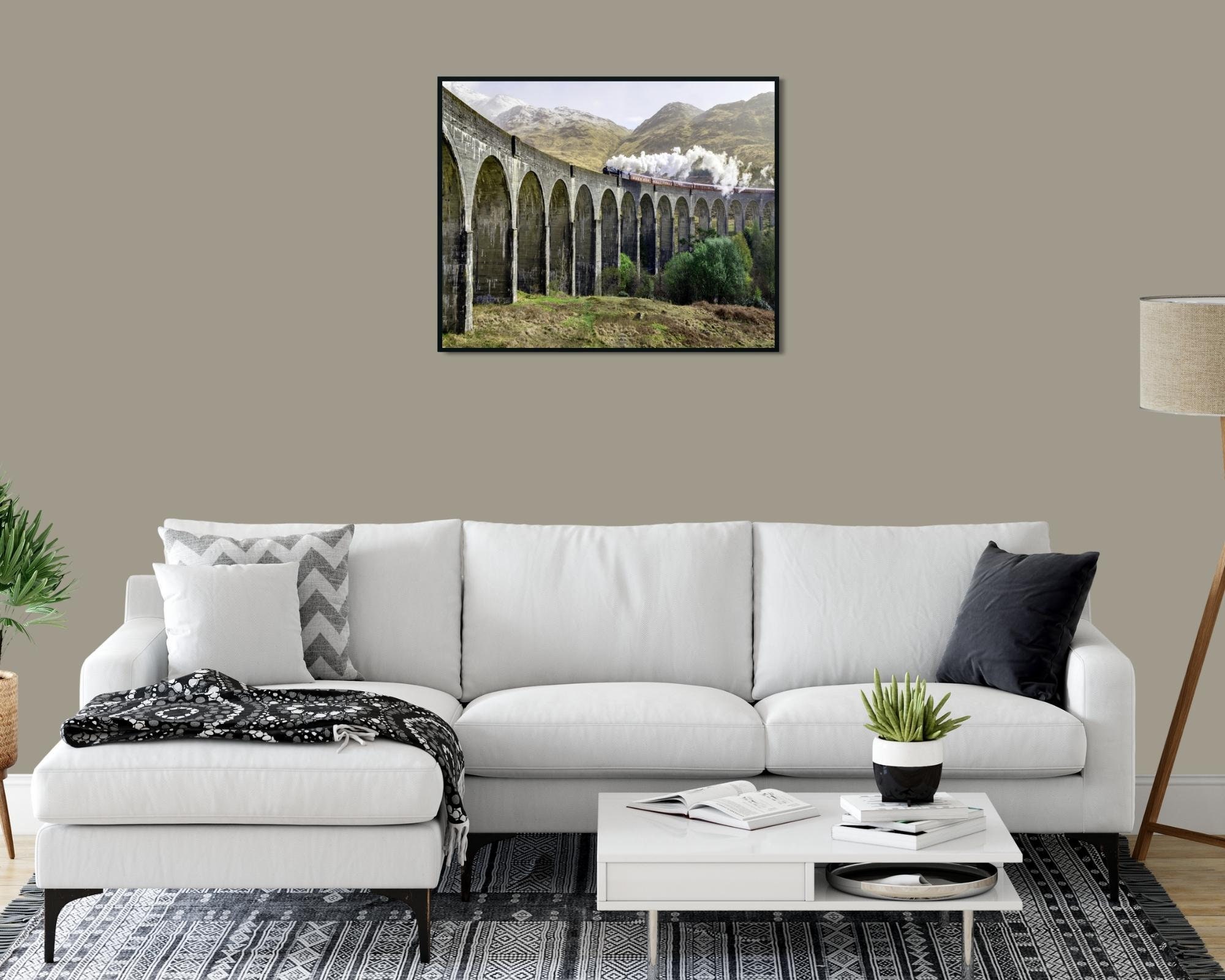 Scenic Train Stone Bridge Wall Art Instant Digital Download Printable ...
