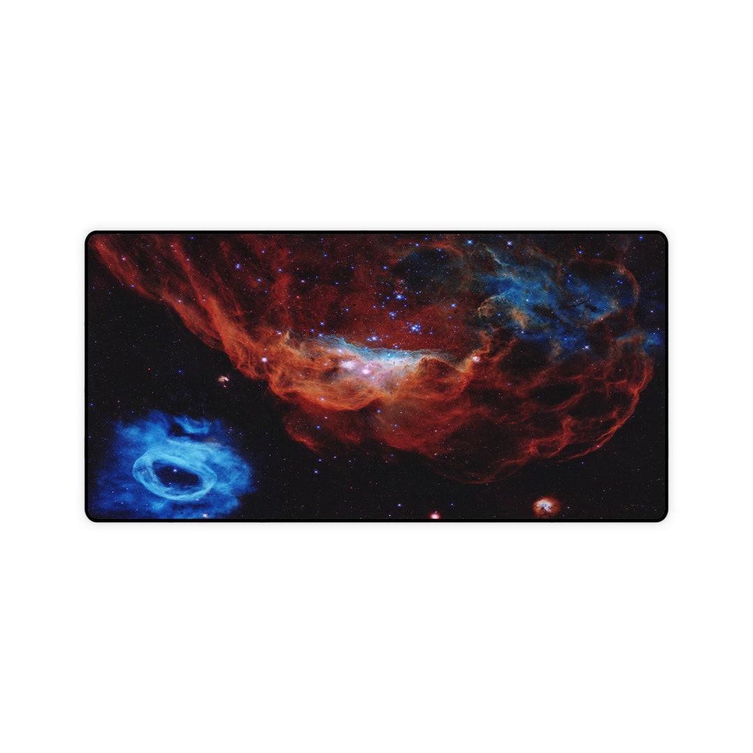 Tapestry of Blazing Starbirths From Hubble Desk Mat Large - Etsy