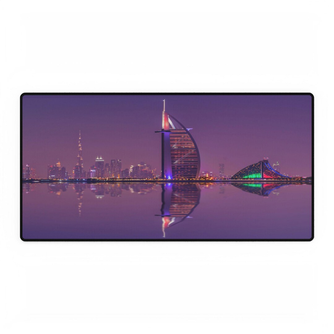 Computer Desk Mat - 3 Sizes With Burj Al Arab Hotel Dubai, Mouse Pad ...