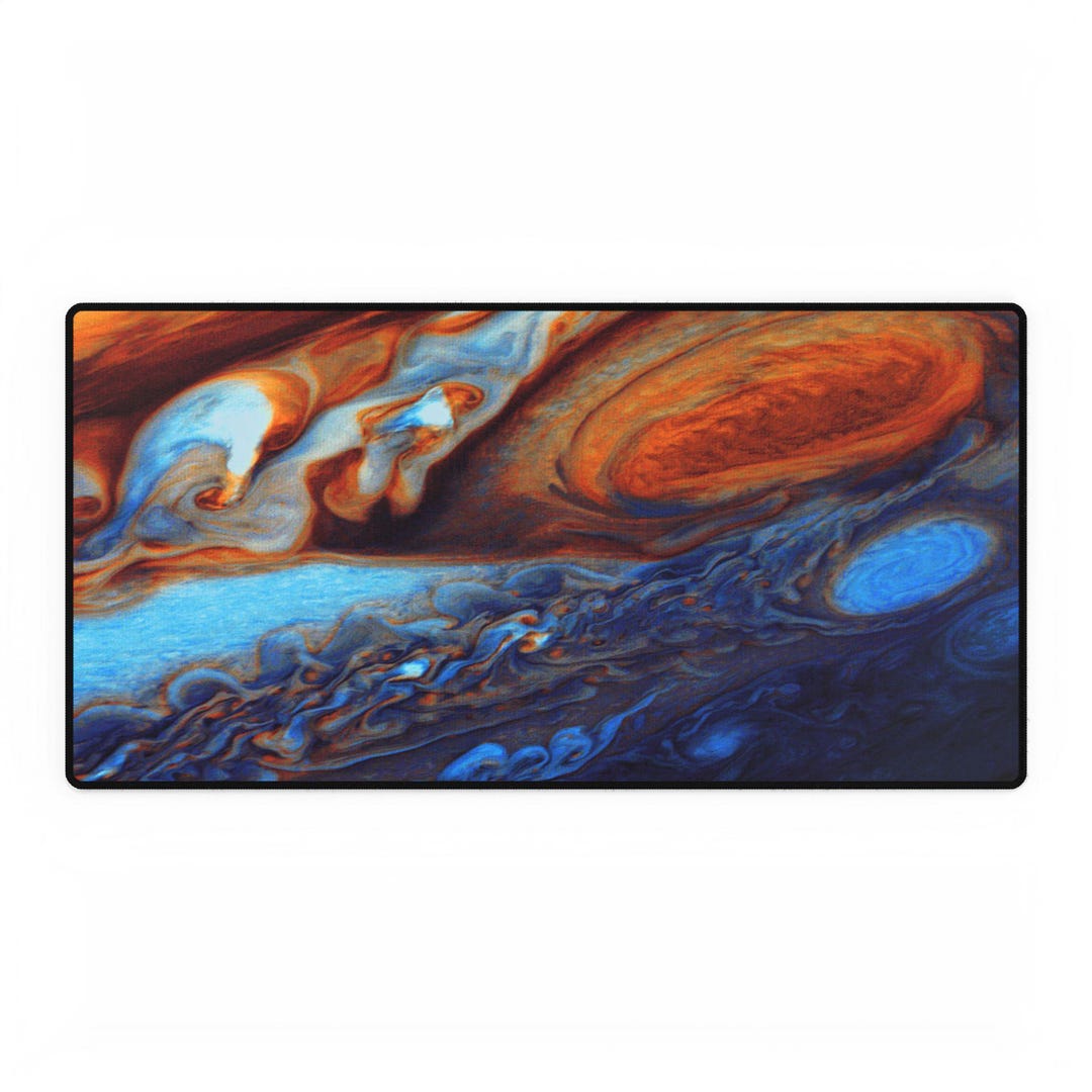 Computer Desk Mat - 3 Sizes With Jupiter's Red Spot Design, Computer ...