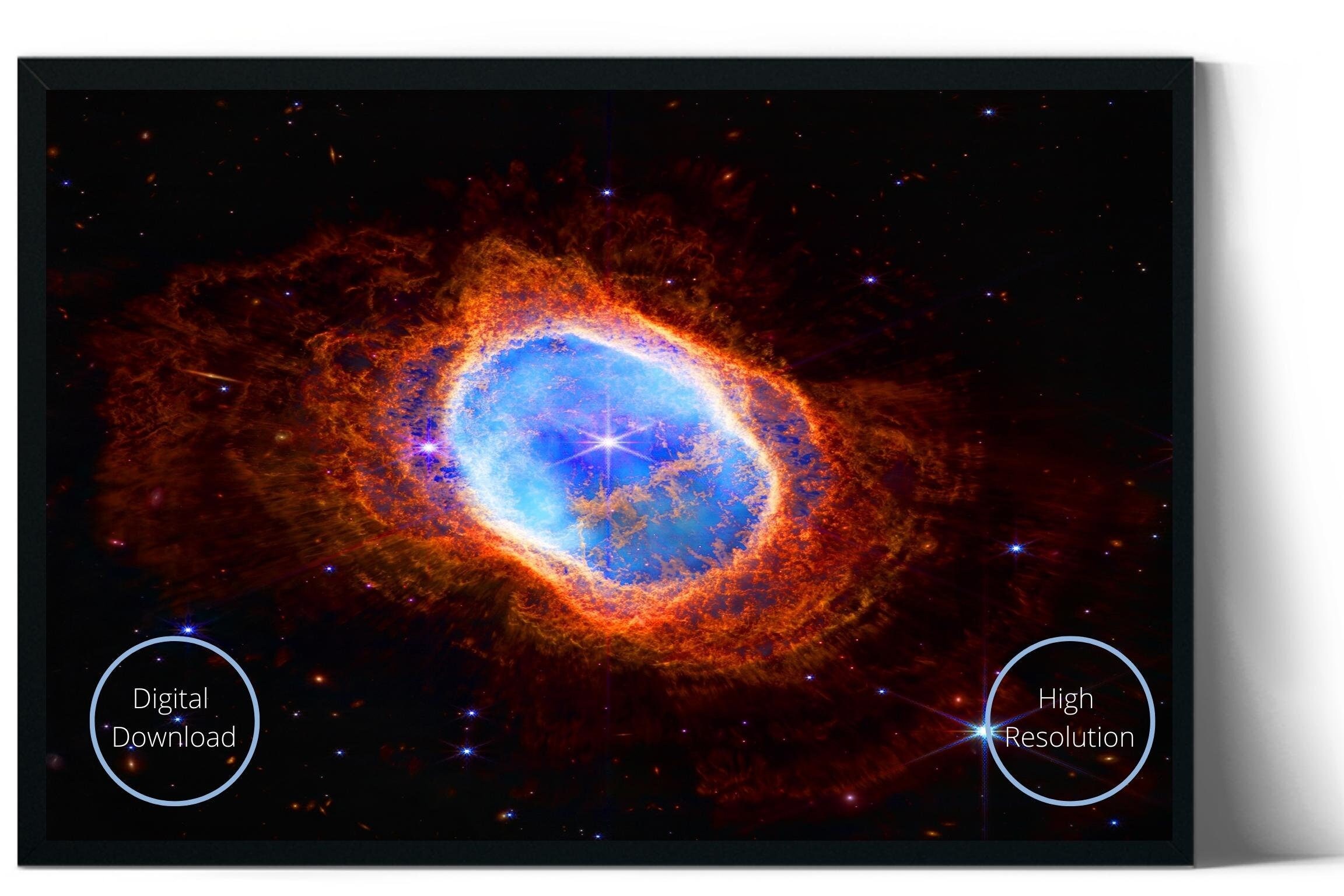 James Webb Southern Ring Nebula High Resolution Instant - Etsy