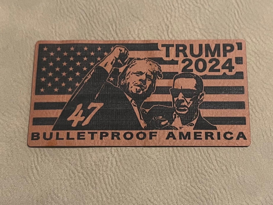 SVG Trump 2024 Bulletproof America - Etsy