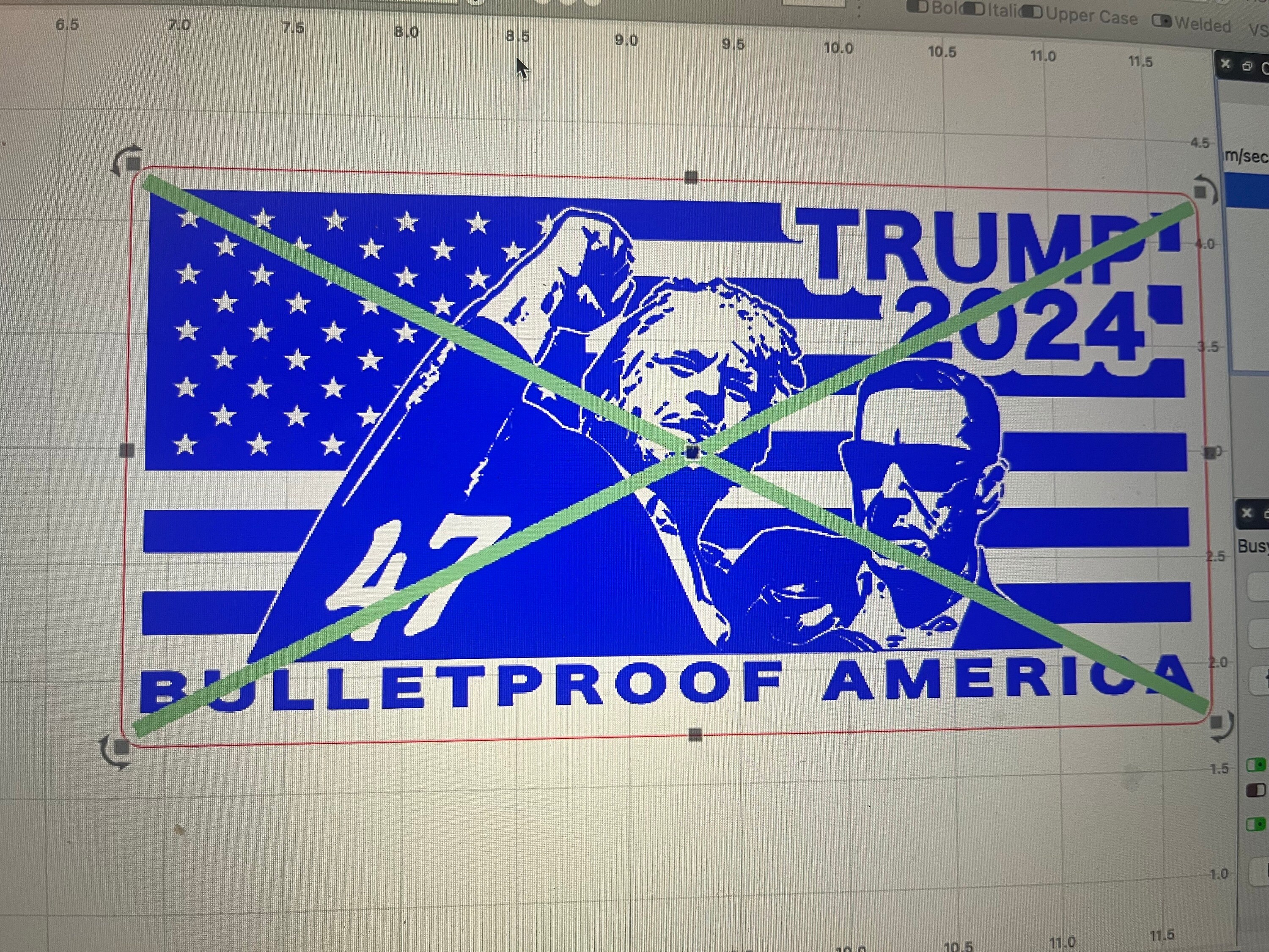 SVG Trump 2024 Bulletproof America - Etsy