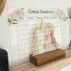Wipeable Timetable Personalized Timetable Student Plan Acrylic Glass ...