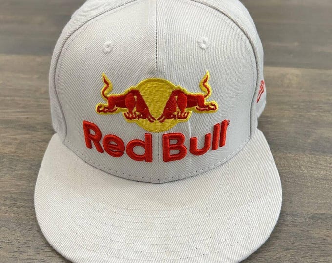 Vintage Y2K New Era Red Bull Logo Racing Promo Hat Cap 9FIFTY White ...