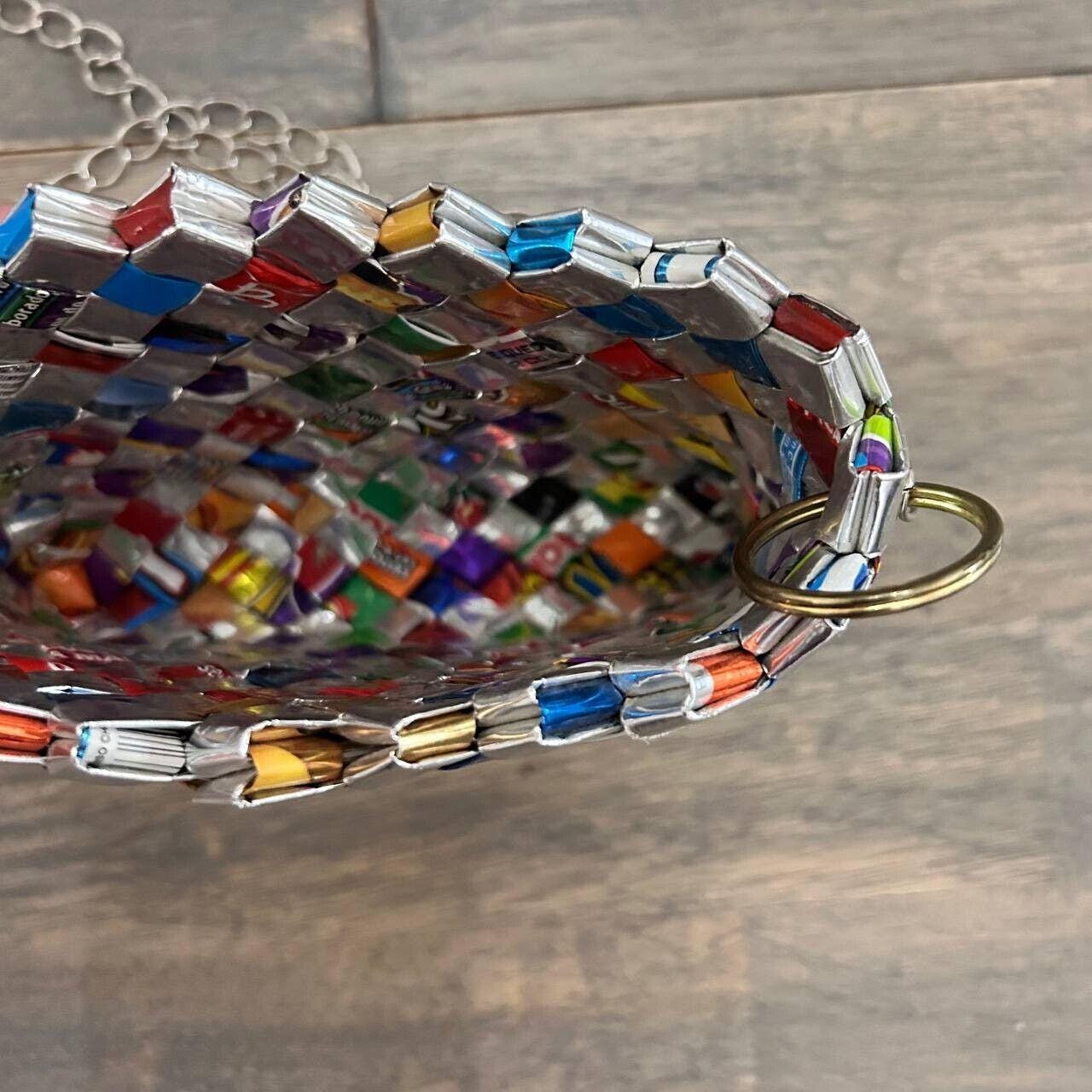 Vintage Recycled Candy Wrapper Custom Purse Bag W/ Metal Strap Rare ...