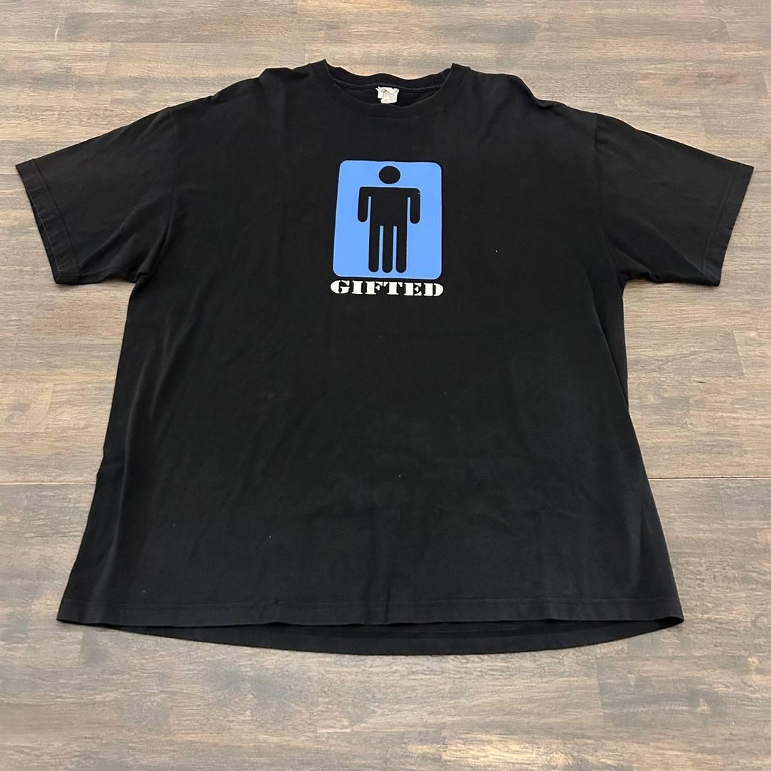 Vintage 2000s Funny Comedy 'gifted' Third Leg Joke Tee Shirt Black Size ...