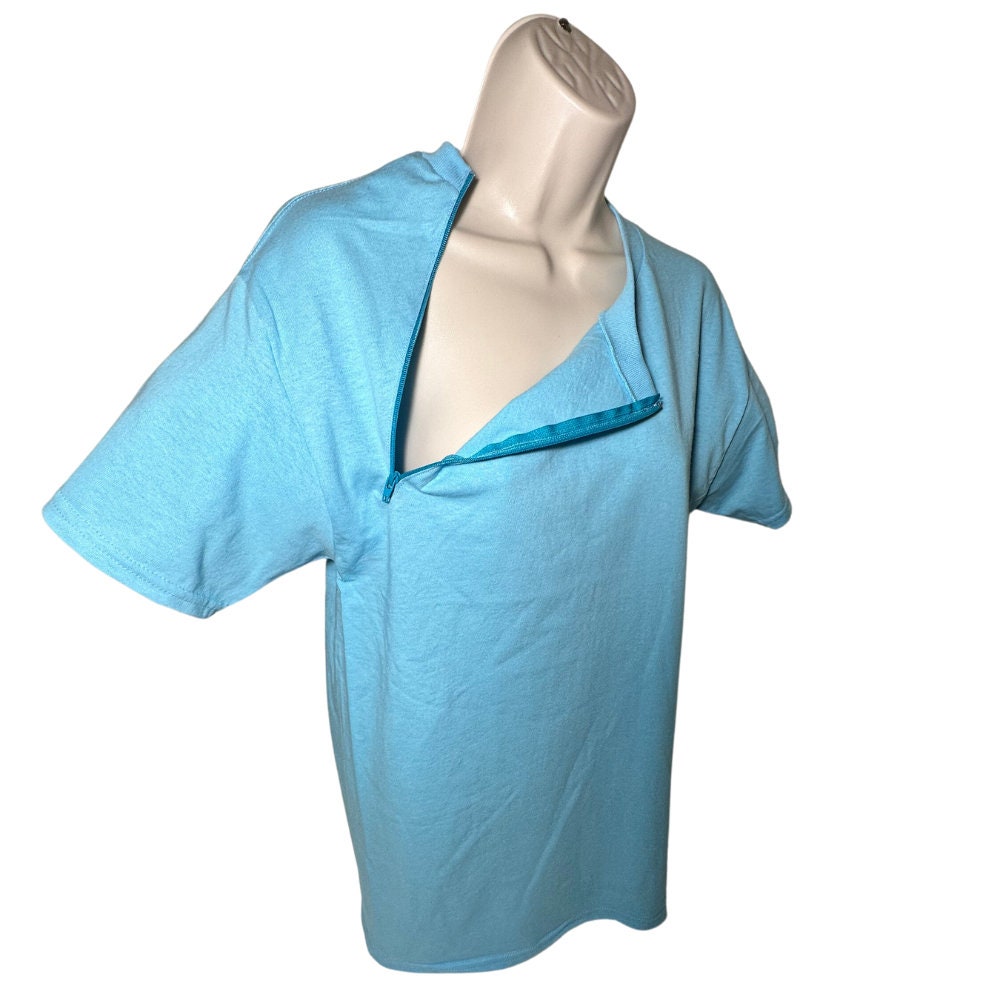 Right-side Port Access Shirt for Chemotherapy, Dialysis, Infusion ...