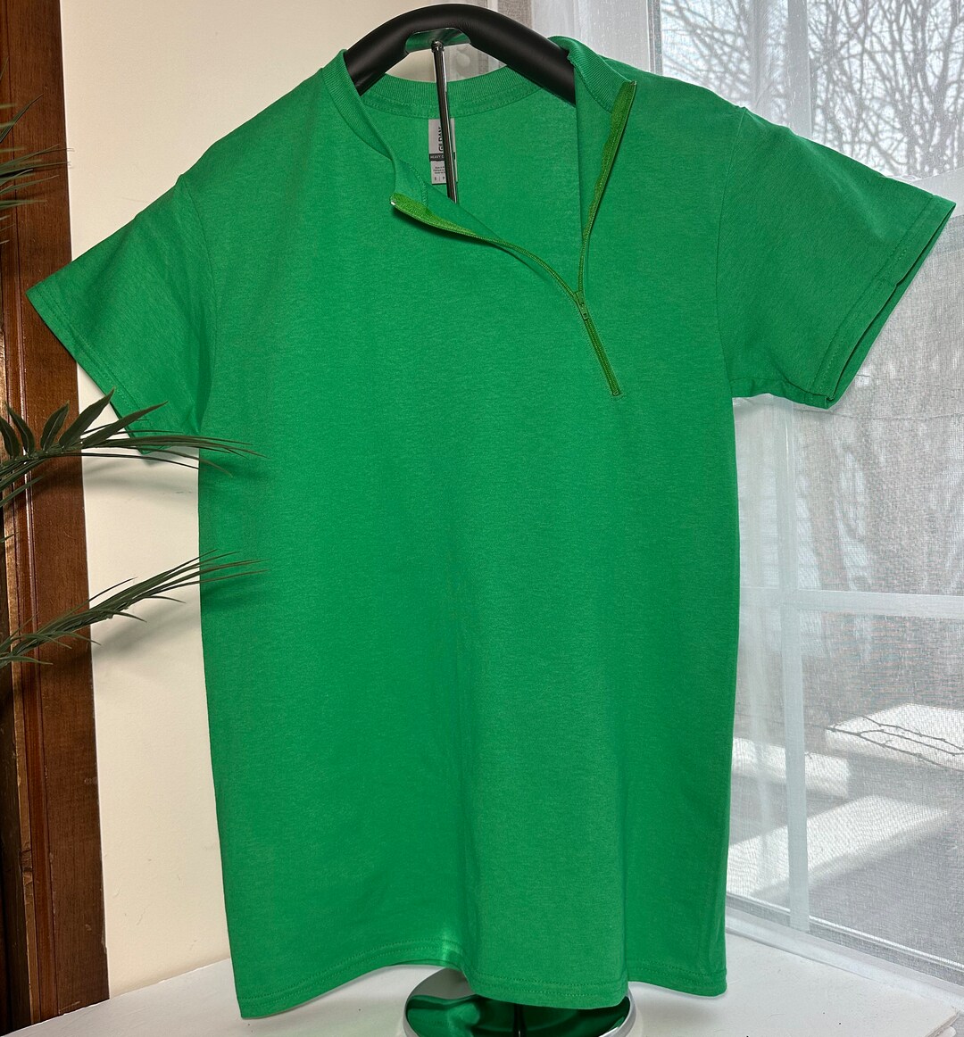 Left-side Port Access Shirt for Chemotherapy, Dialysis, Infusion,unisex ...