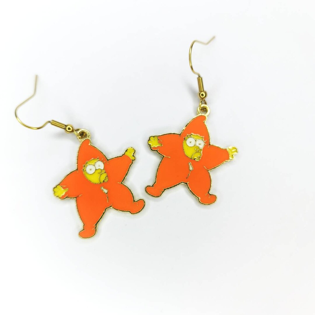 Maggie Simpson Star Starfish Earrings the Simpsons Simpsons - Etsy ...